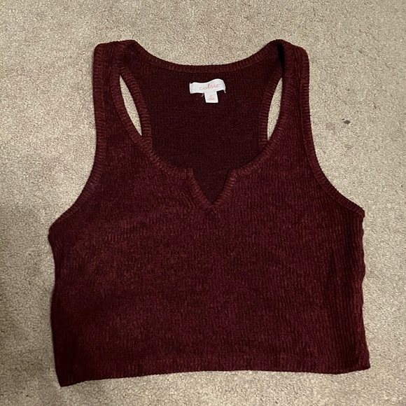 Colsie | Tops | Colsie Burgundy Tank Top | Poshmark